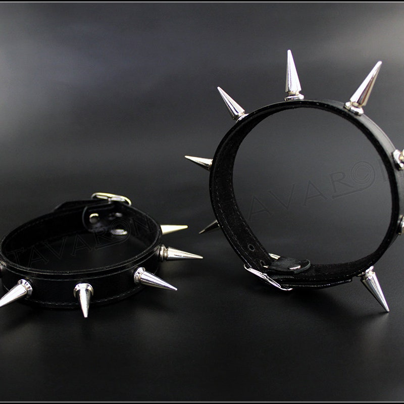 Spiked Collar - Etsy UK
