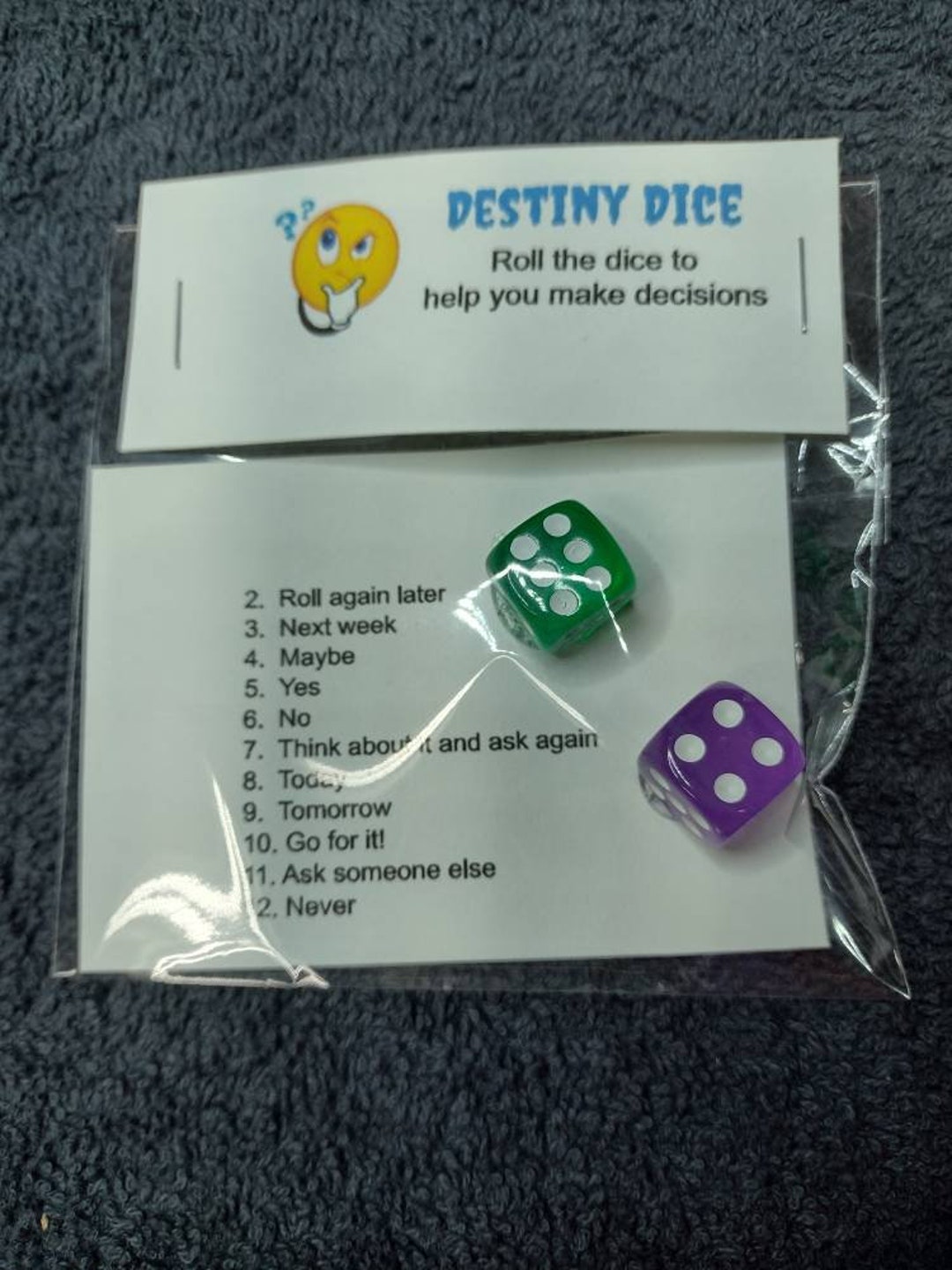 Destiny Dice - Etsy