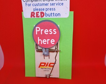 COMPLAINT Department mouse Trap Joke Office Funny Gag Gift Bags, Silly ...