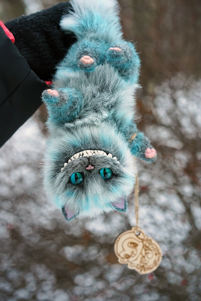 Cheshire Cat Fantasy Creatures & Pets Toys From Faux Fur and | Etsy