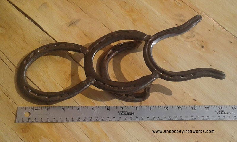 Hand Made Custom Boot Jack From Upcycled Horseshoes FAST and - Etsy