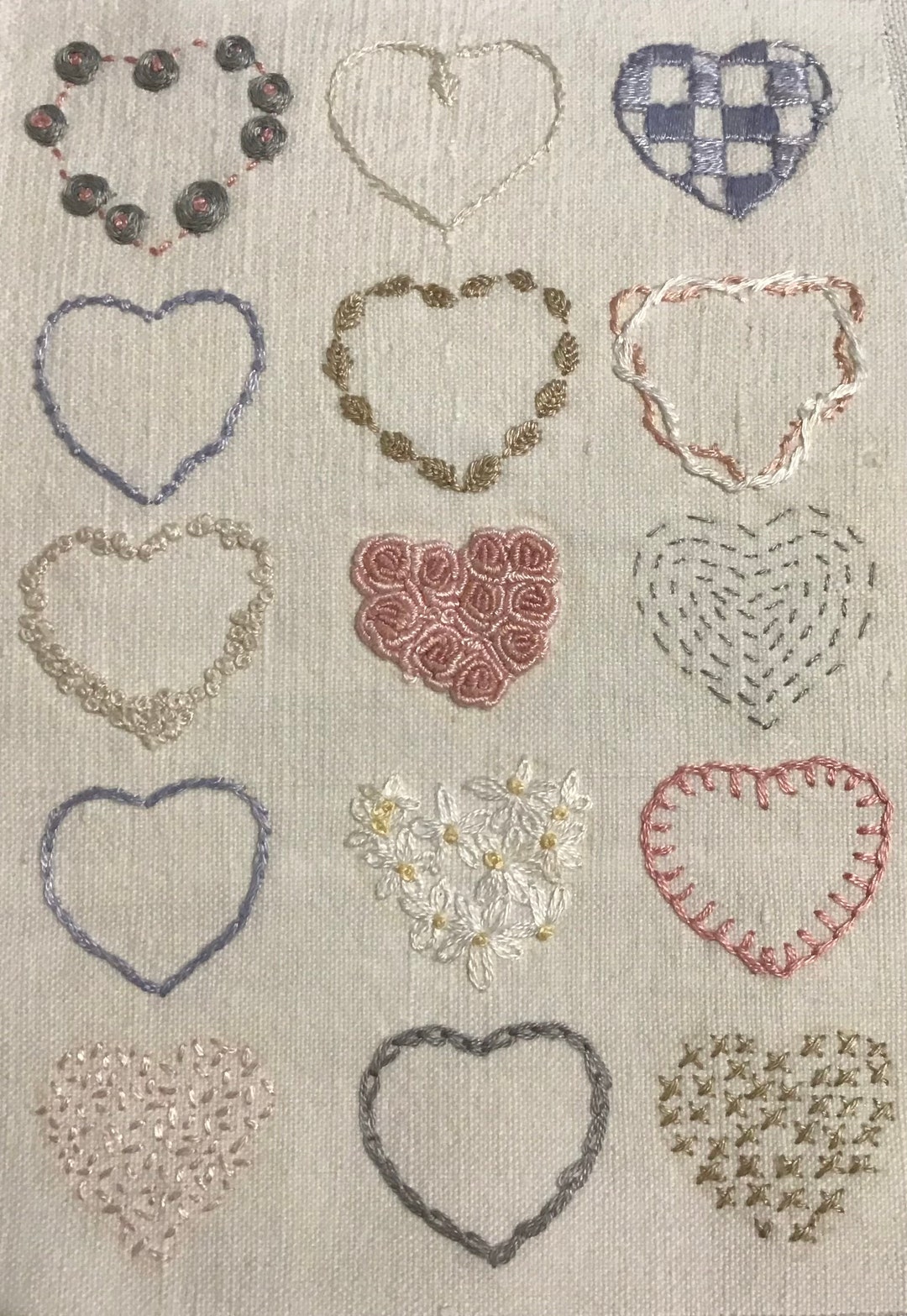 Heart Sampler - Etsy