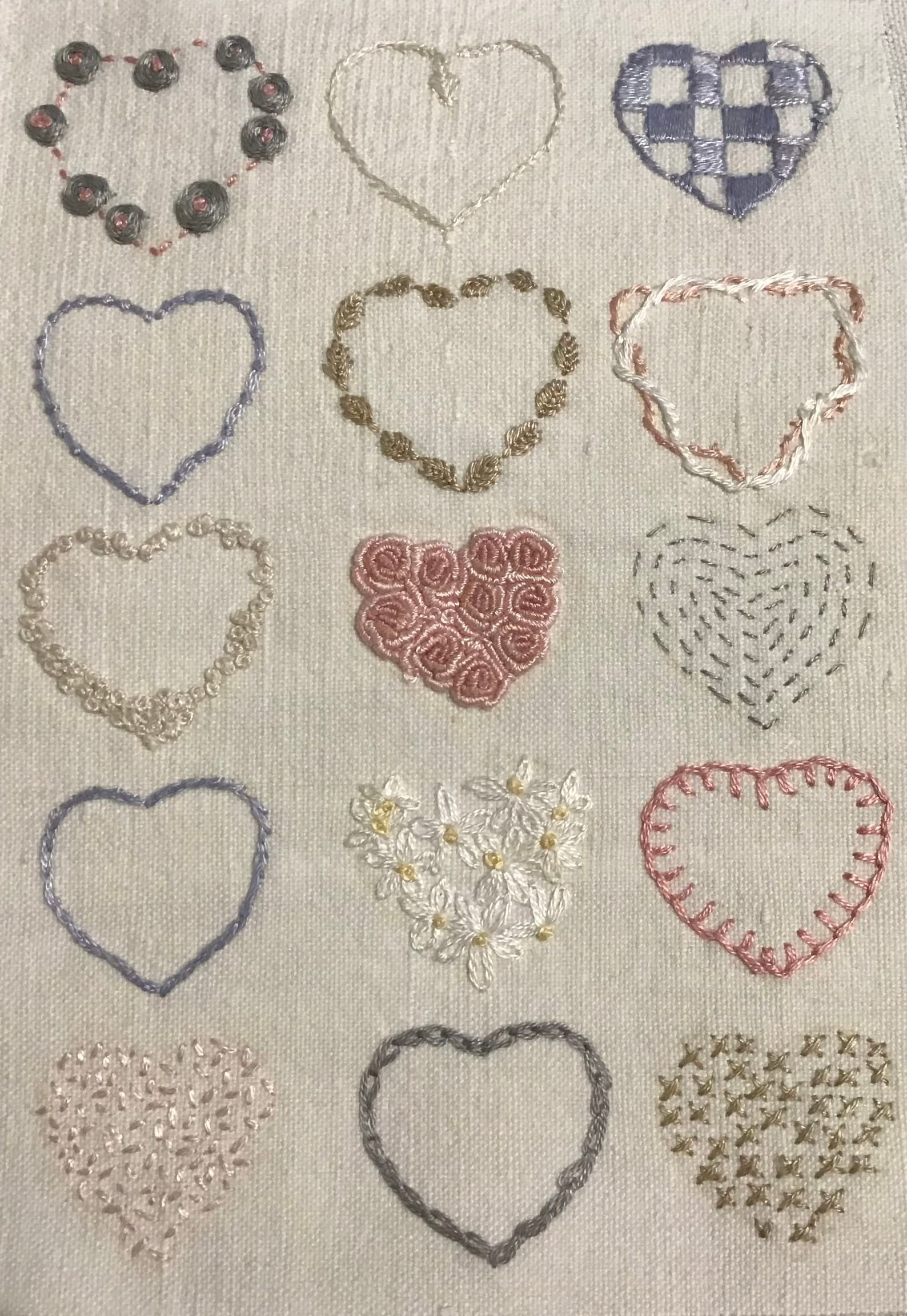 Heart Sampler - Etsy