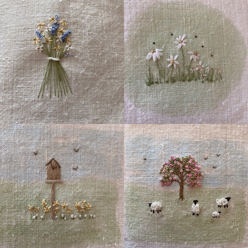 4 Spring Embroidery Pdf Patterns - Etsy