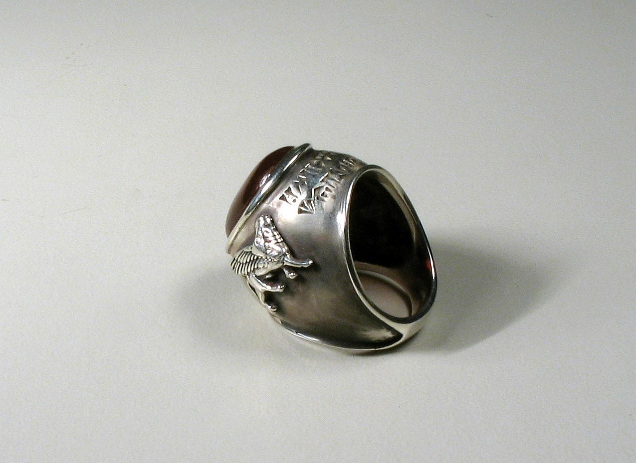 Ancient Ring - Babylon Ring - Assyrian Ring - Carnelian Ring - Museum ...