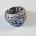 Extremely Large Diamond Ring 18K White Gold Very Big Ring Diamond Ring ...