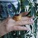 Oversize Ring – Very Big Ring – Large Heavy Ring – Gold-diamond Bishop ...