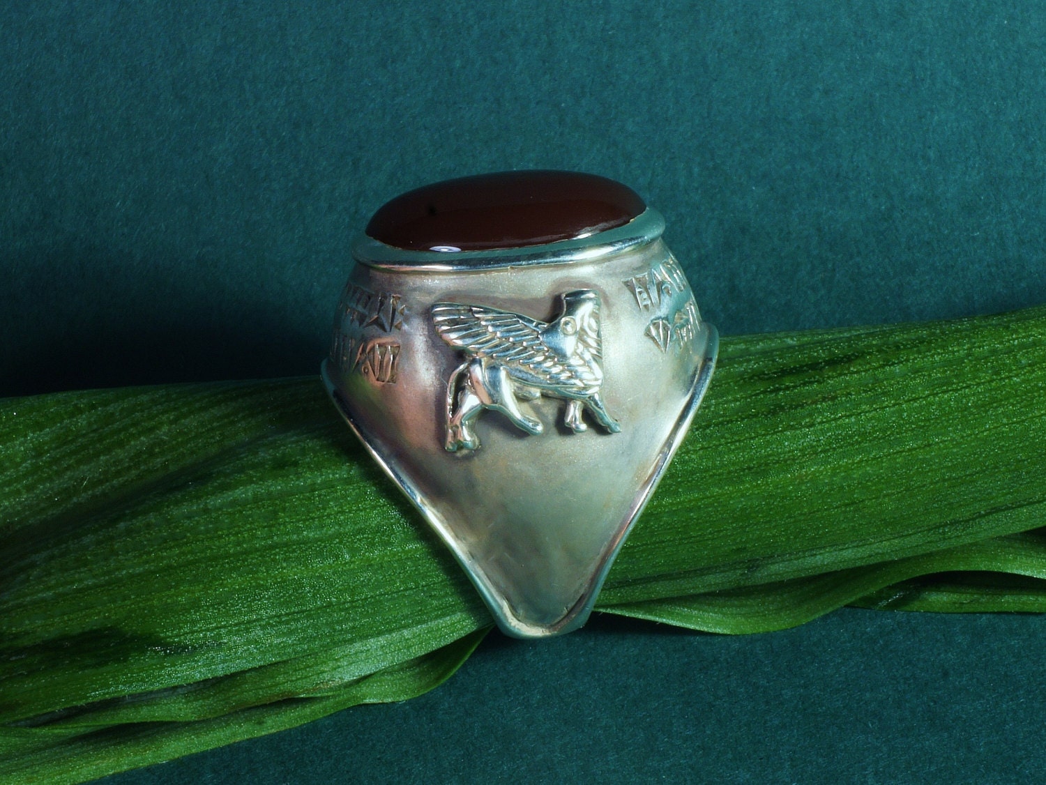 Ancient Ring - Babylon Ring - Assyrian Ring - Carnelian Ring - Museum ...