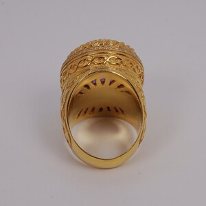 Oversize Ring Very Big Ring Large Heavy Ring - Etsy