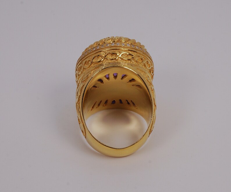 Oversize Ring Very Big Ring Large Heavy Ring - Etsy