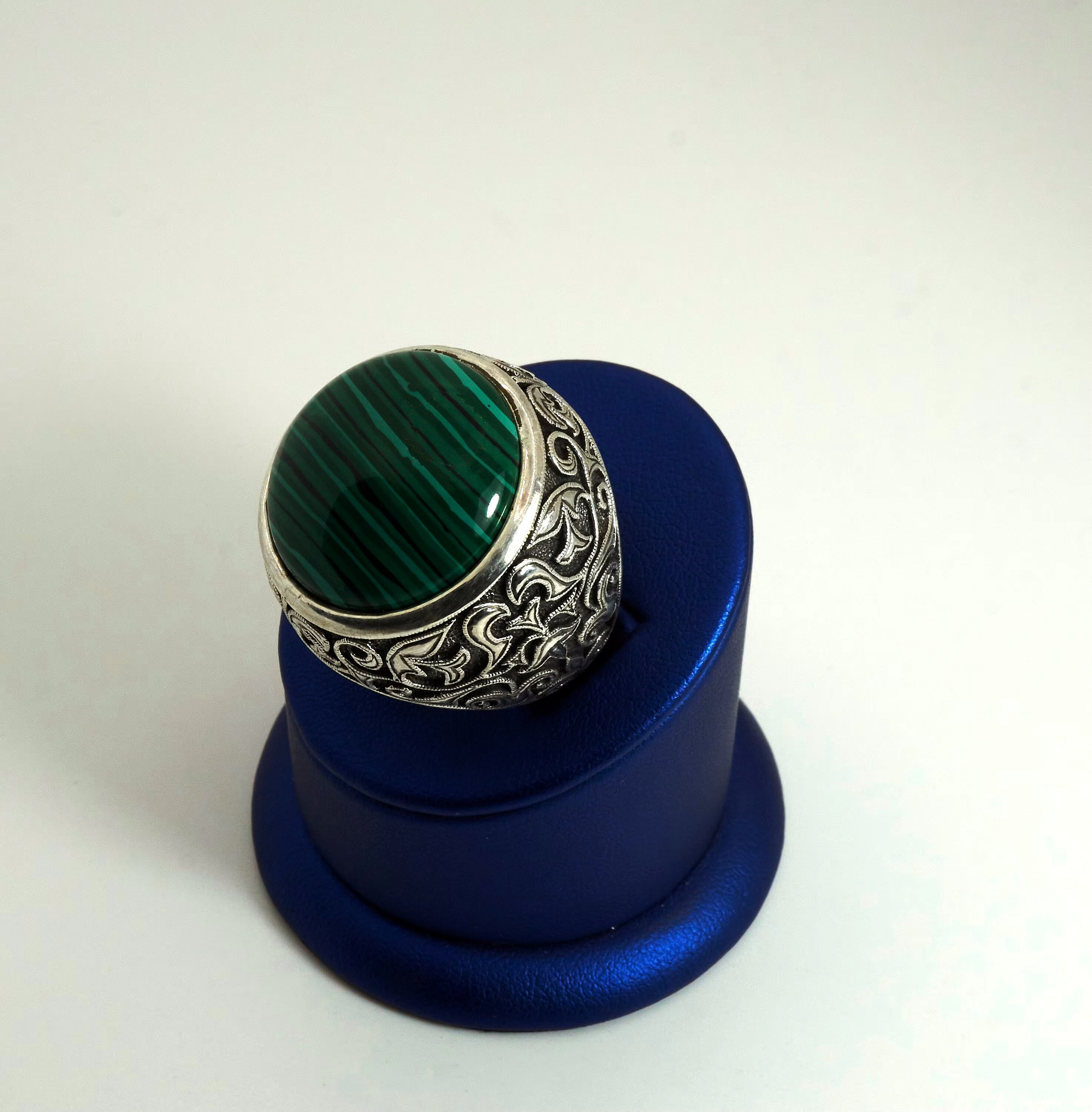 Very Big Ring Signed Ring Monogram Ring Big Round Ring 925 - Etsy