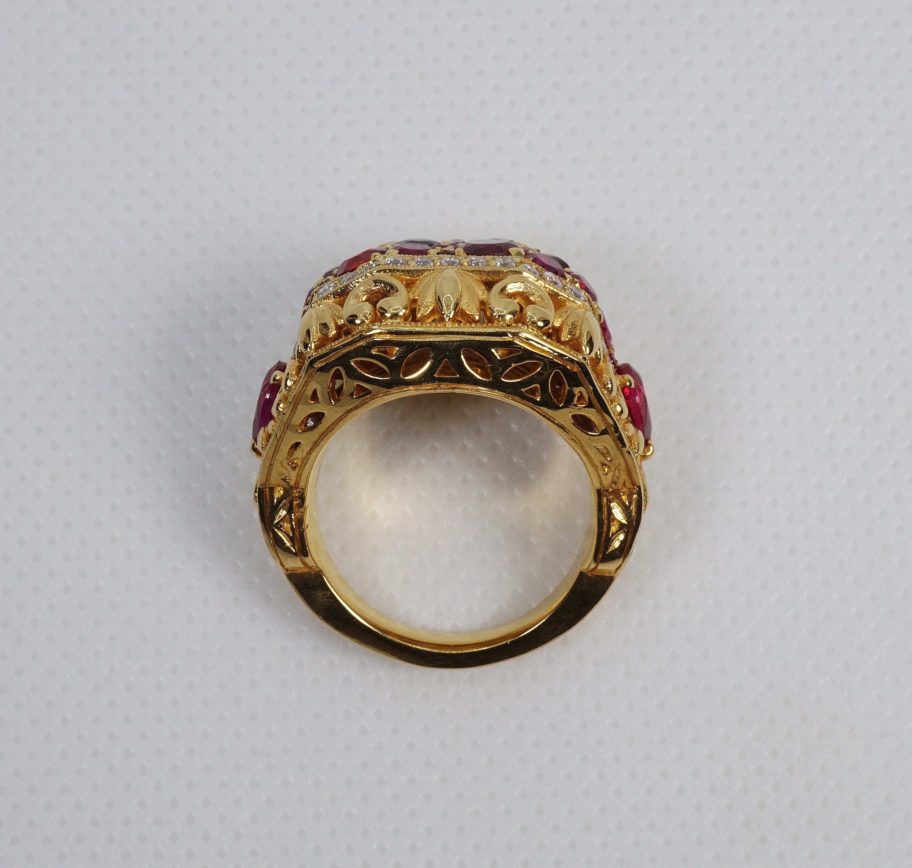 Oversize Ring Big Cocktail Ring Large Heavy Ring Art - Etsy