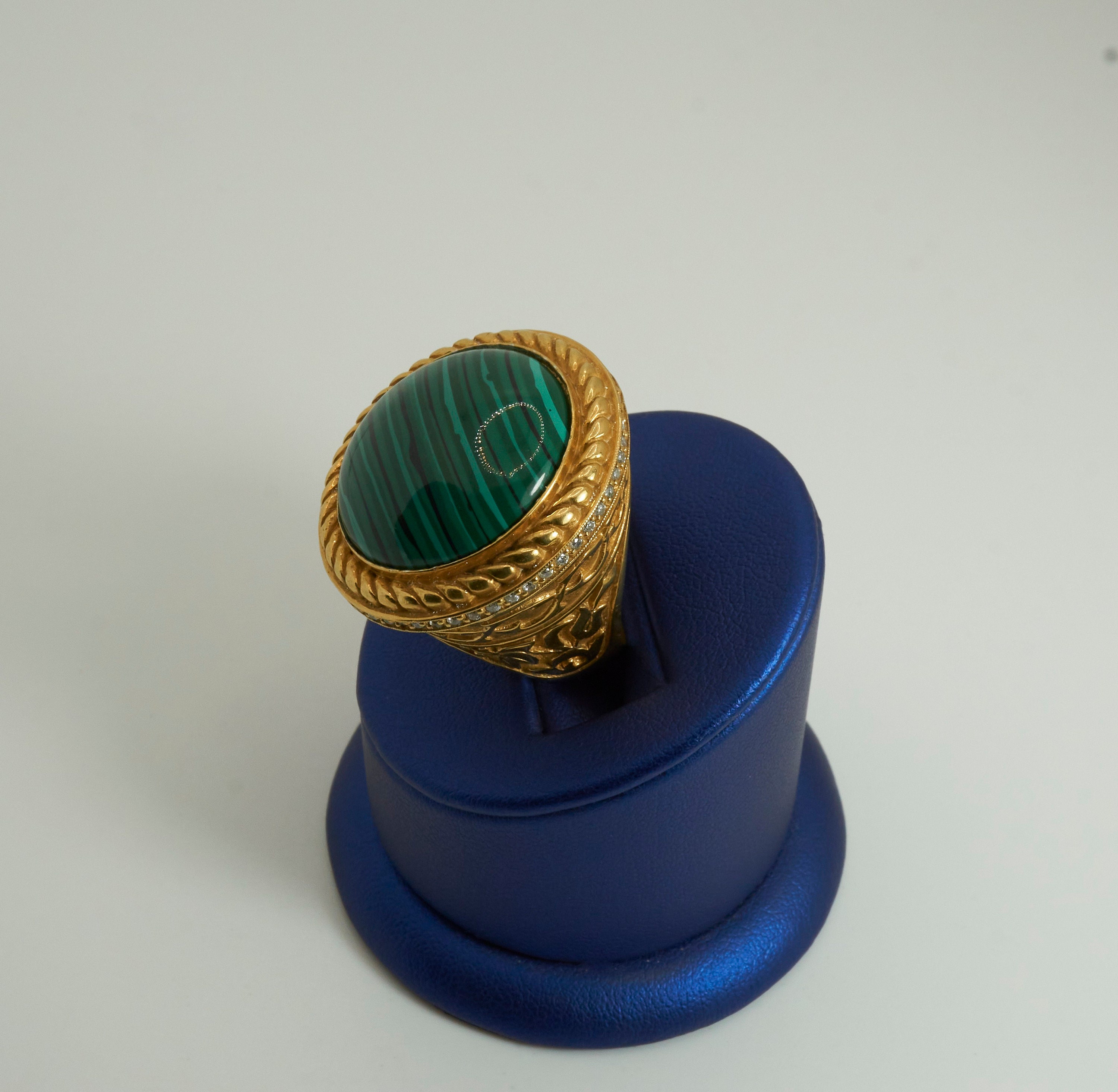 Big Gold Ring Round Ring Big Men's Ring Havy Gold Ring - Etsy