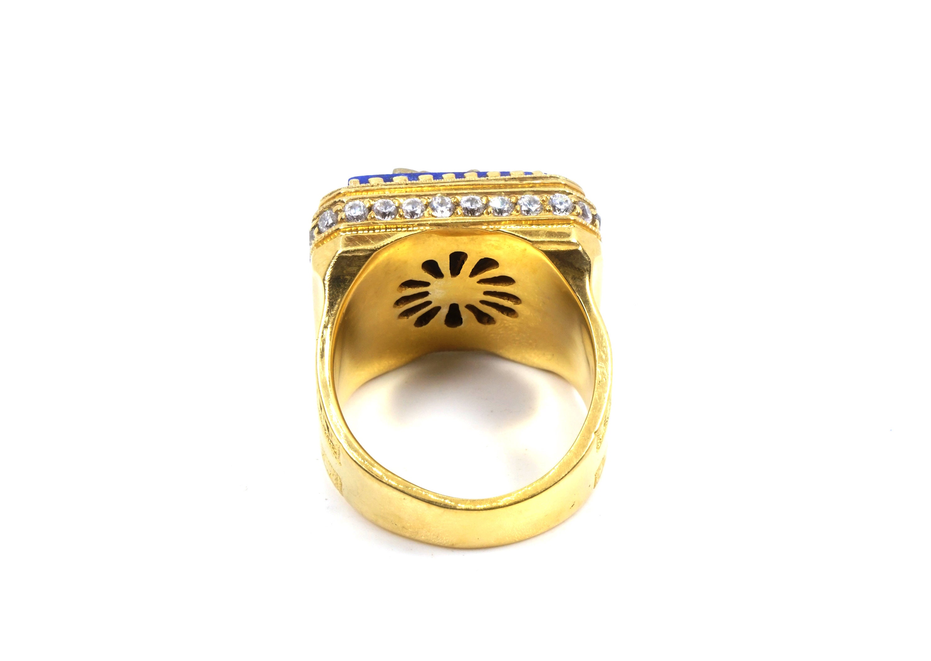 Babylon Ring - Assyrian Ring - Lapis Lasuli Ring - Ancient Ring ...