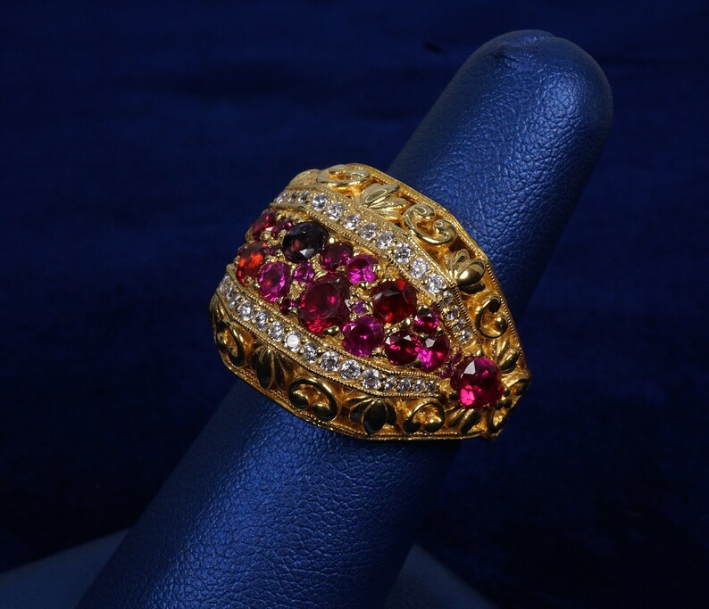 Oversize Ring Big Cocktail Ring Large Heavy Ring Art - Etsy