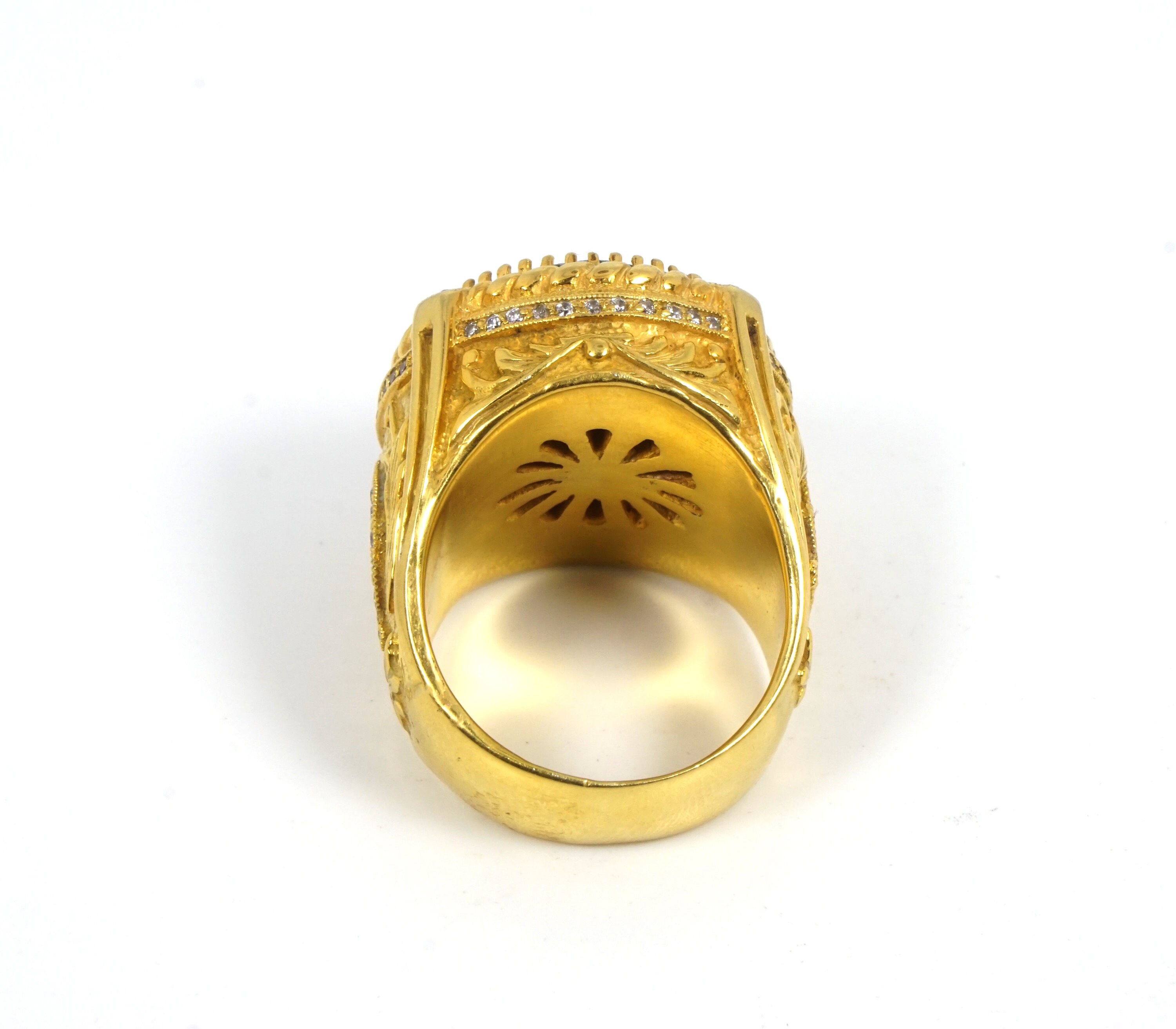 Big Unisex Ring, Heavy Ring, Round Ring, Personalized Unisex Ring ...