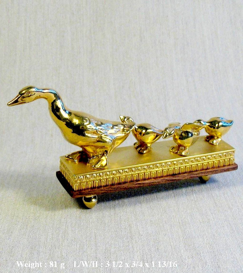 Mother Goose - 925 Sterling Silver - Silver Gift - 18K Plated - Mini ...