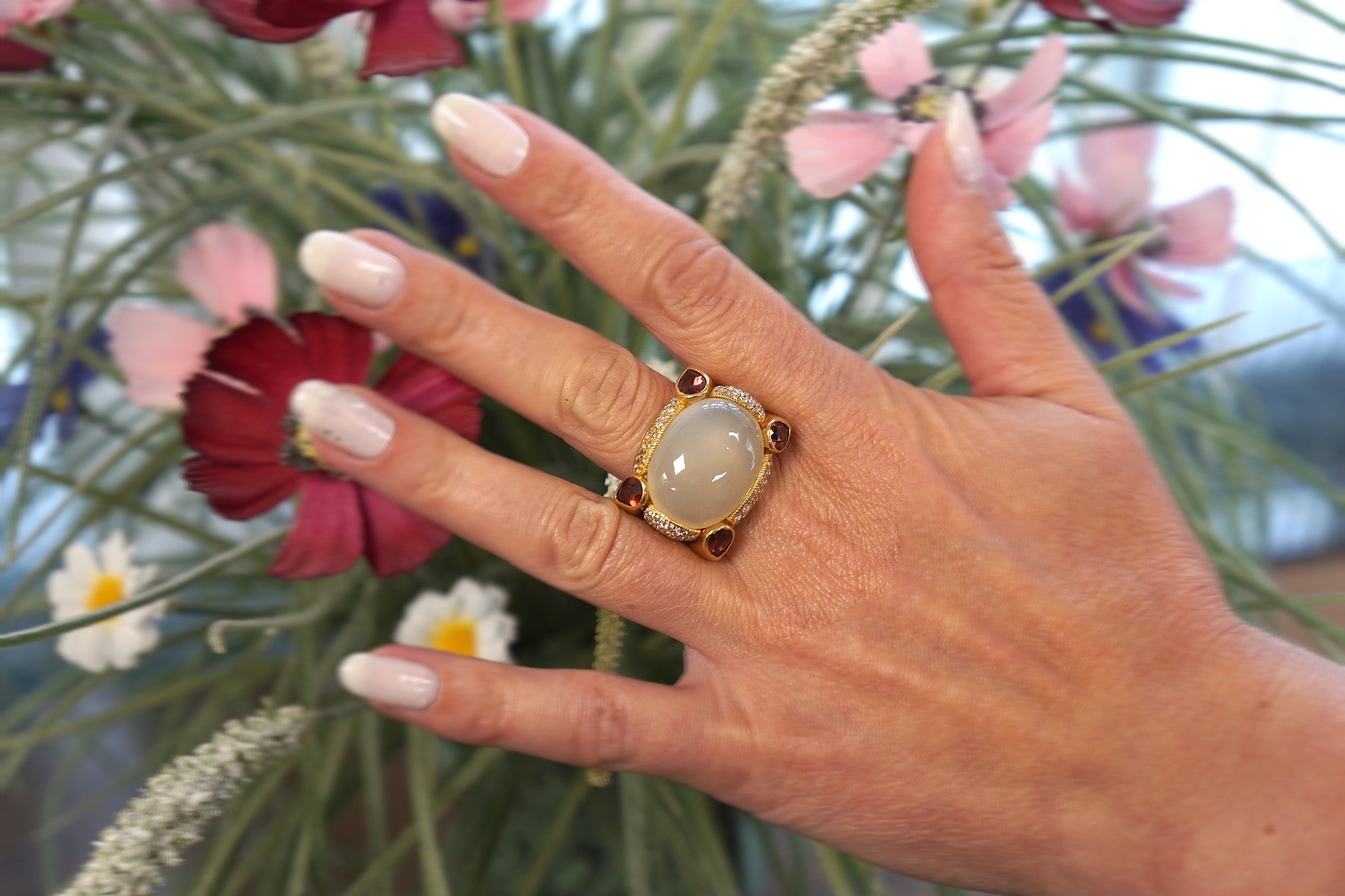 Oversized Ring - Big Cocktail Ring – Large Heavy Ring – Art Deco Ring ...