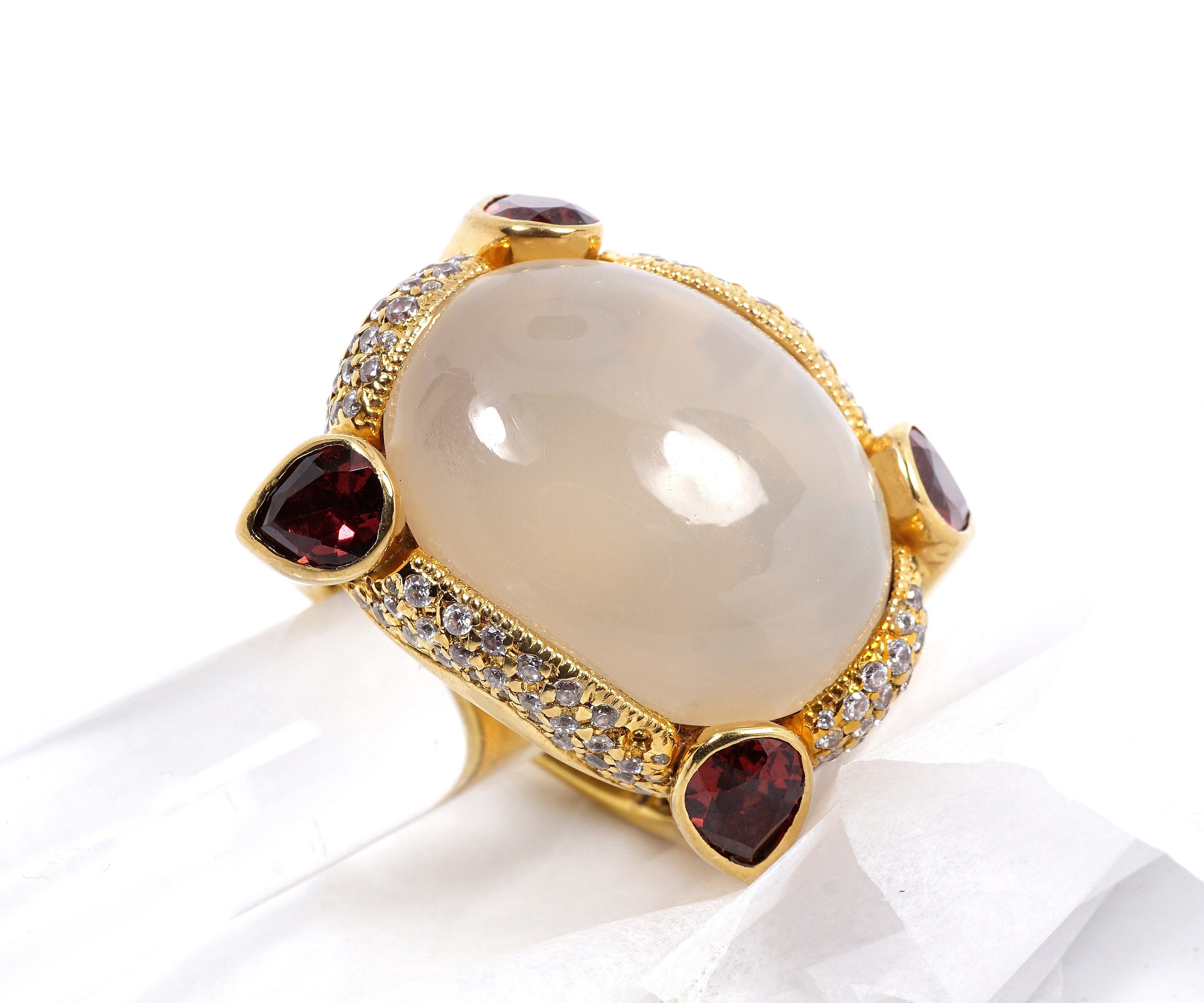 Oversized Ring - Big Cocktail Ring – Large Heavy Ring – Art Deco Ring ...