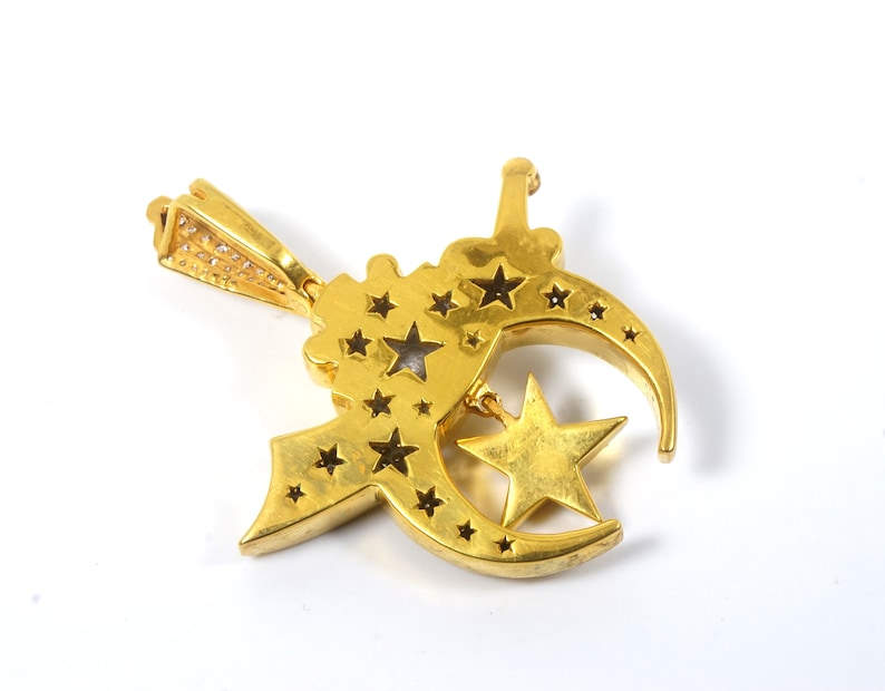Masonic Pendant, Masonic Symbol, 14K Gold Pendant, Big Heavy Pendant ...