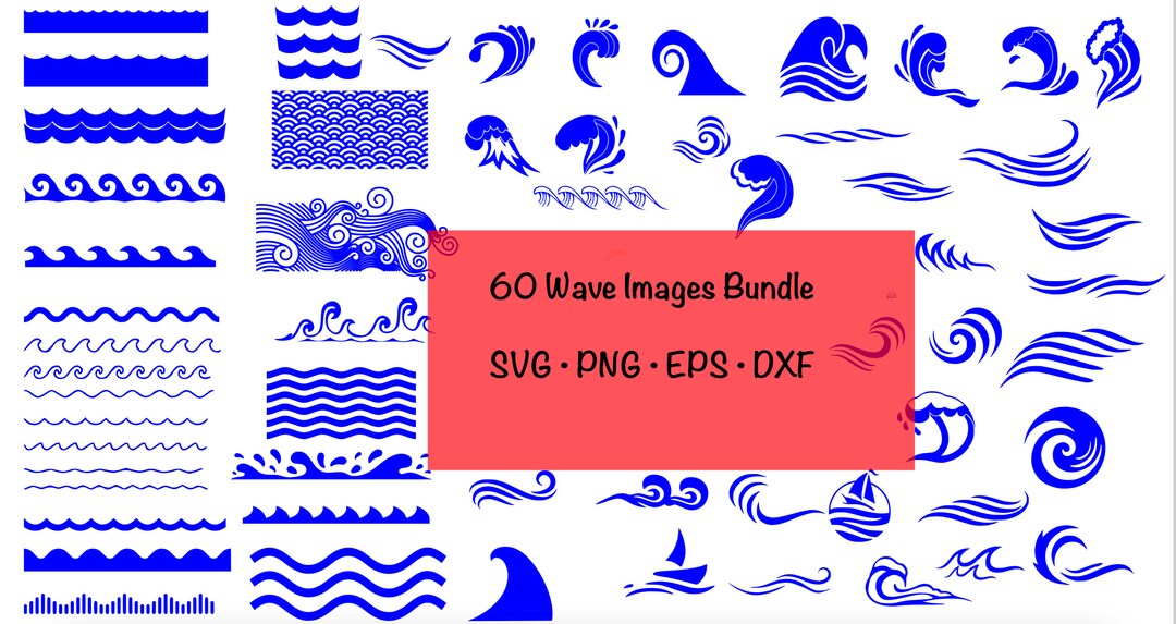 Wellen svg, Wellen Svg, Wellen Svg Bundle, Strand Svg, Ozean Svg ...
