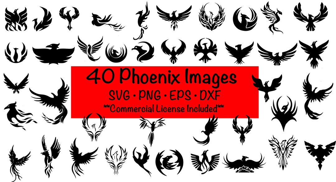 Phoenix SVG-Bundle Phoenix PNG-Bundle Phoenix Clipart Phoenix SVG ...