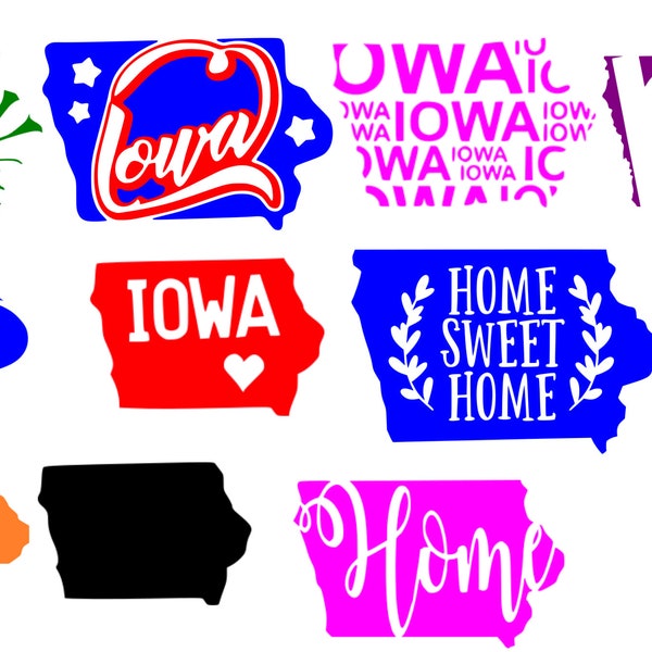 Iowa Svg - Etsy