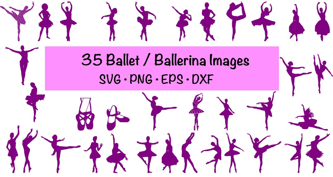 Ballet SVG / Ballerina SVG / Ballet Dancer / Ballet - Etsy