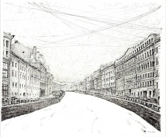 City Vanishing Point Art