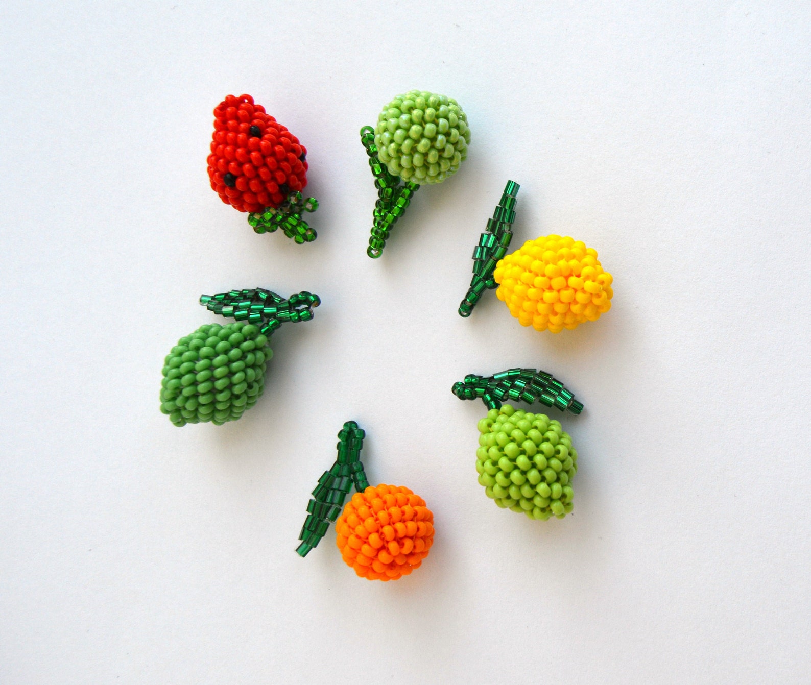 Handmade Beading Fruit Beads /earrings Charms for Jewelry Making ...