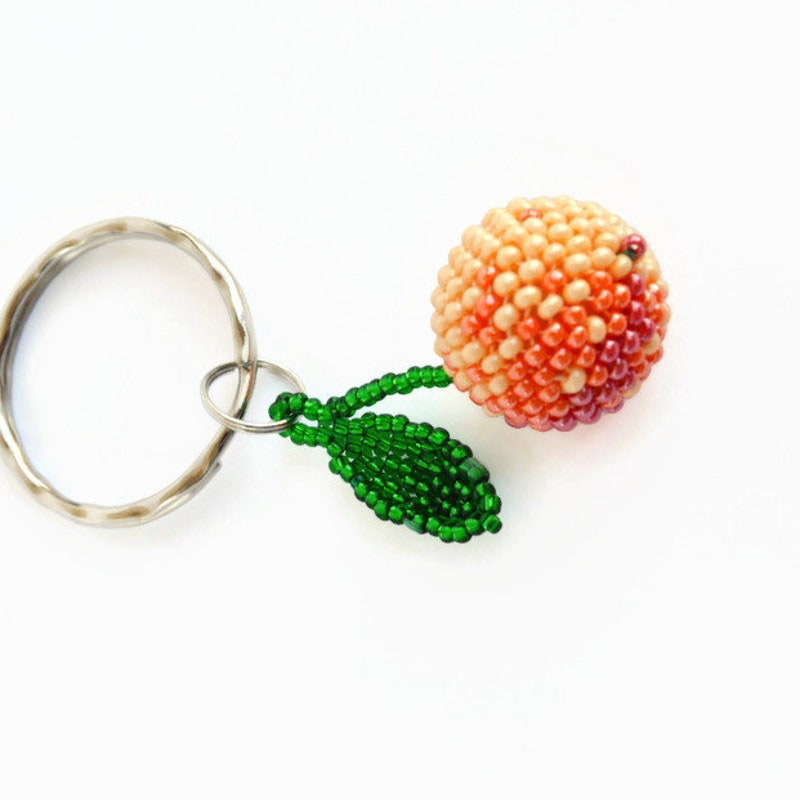 Beaded Keychain - Etsy