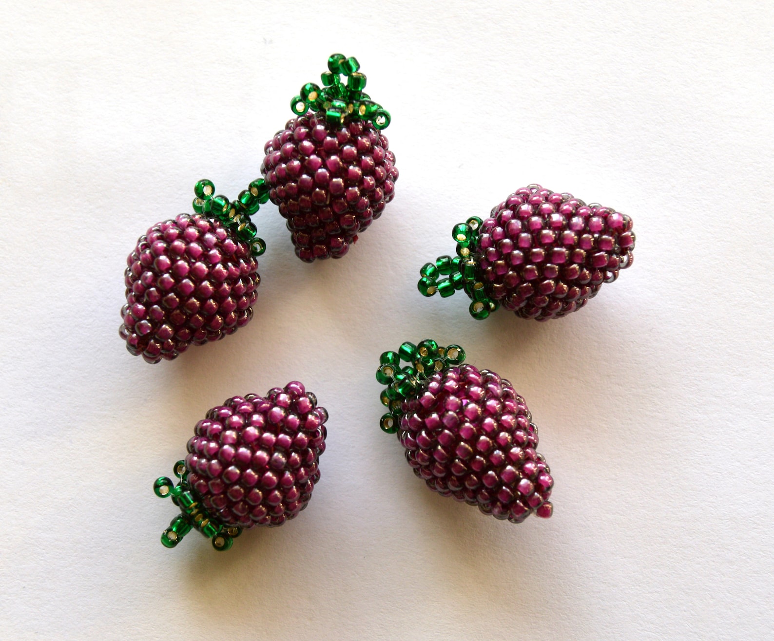 Strawberry Fruit Beads Blackberry Charms Wholesale Beads /beaded ...