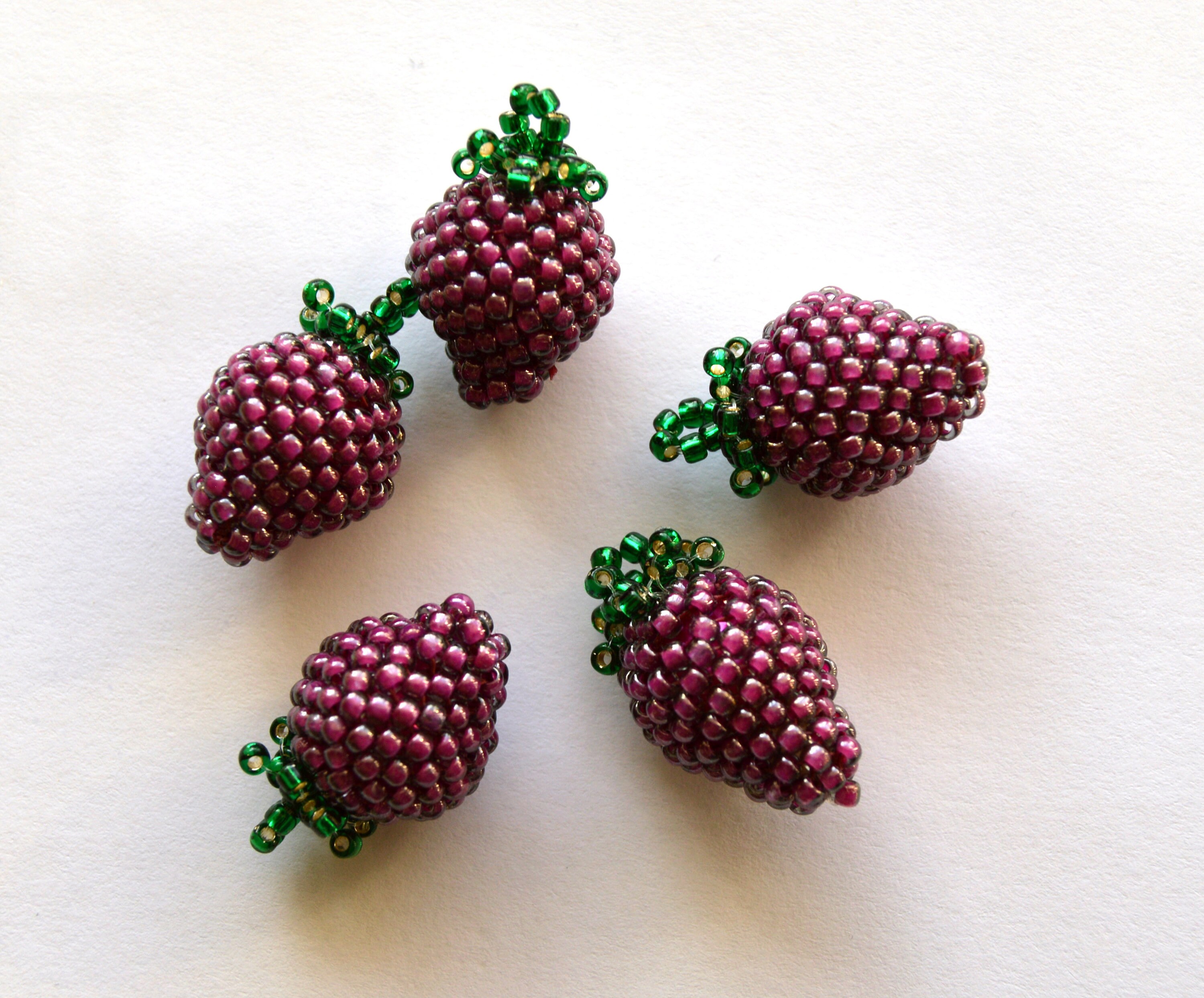 Strawberry Fruit Beads Blackberry Charms Wholesale Beads /beaded ...