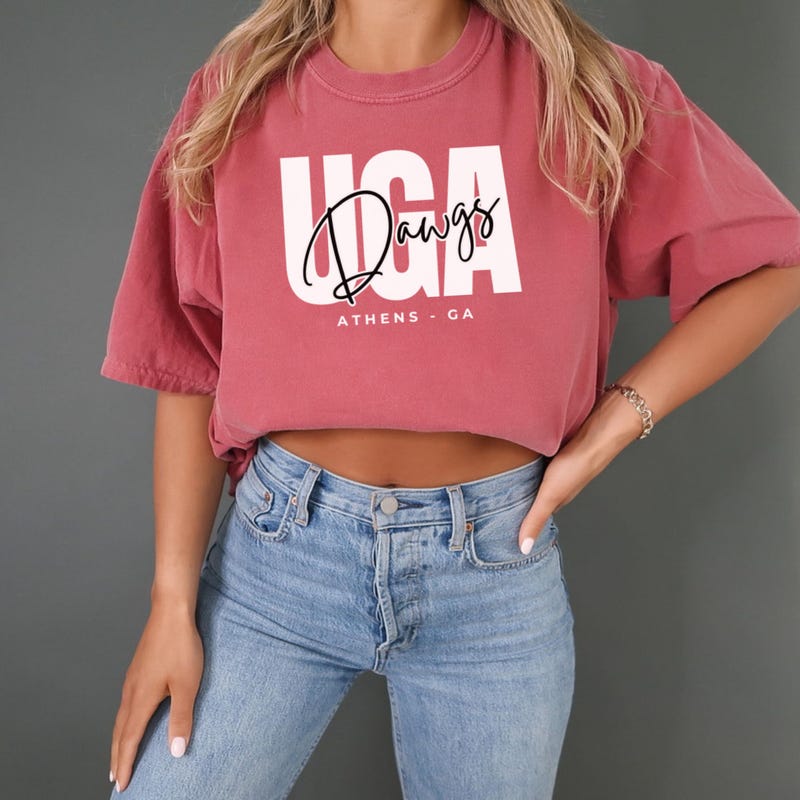 Comfort Colors Georgia Bulldogs Shirts - Etsy