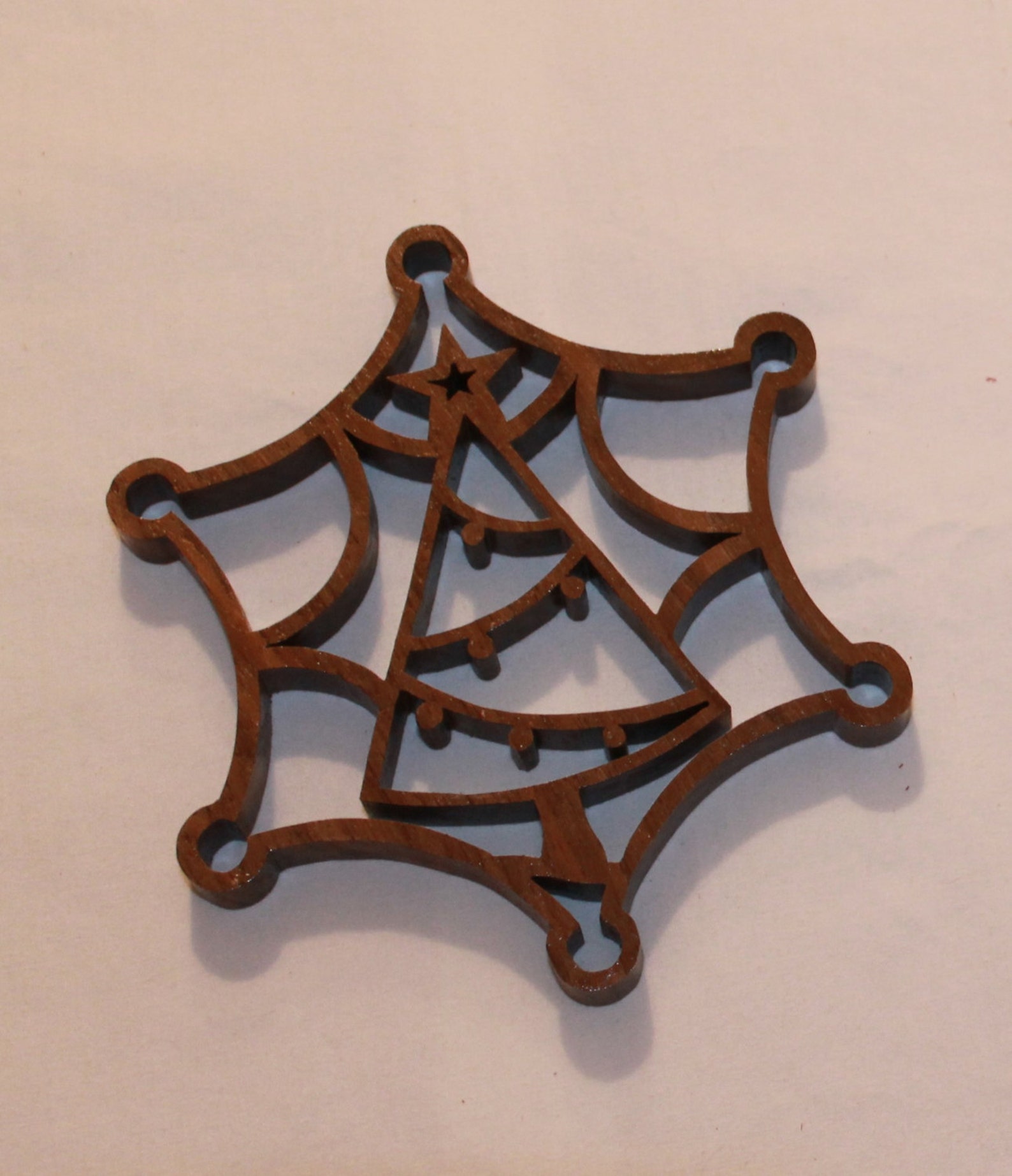 Scroll Saw Pattern: Christmas Tree Snowflake - Etsy