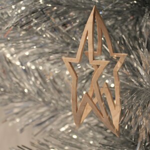 Scroll Saw Pattern, Christmas Ornament: Star - Etsy