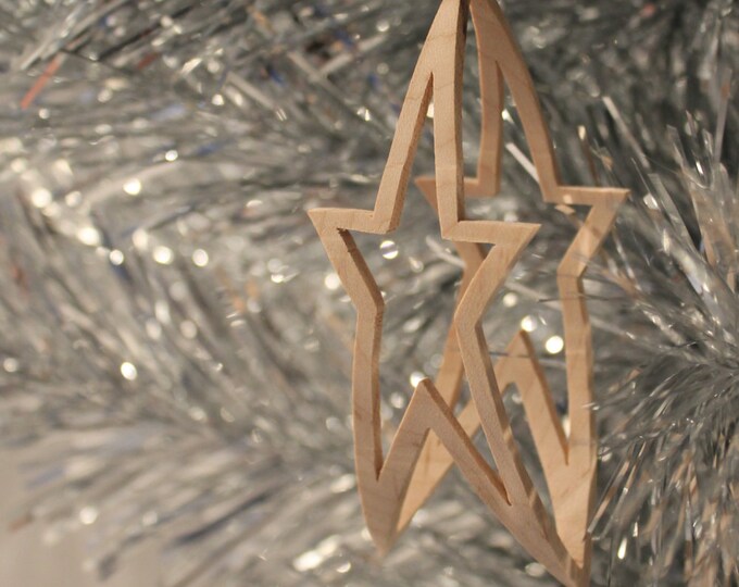 Scroll Saw Pattern, Christmas Ornament: Star - Etsy