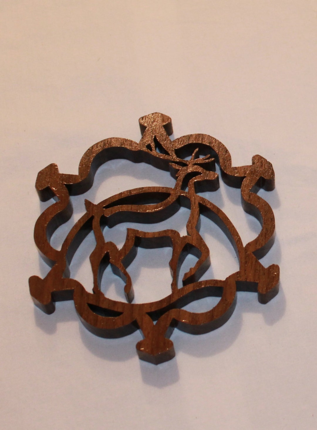 Scroll Saw Pattern: Deer Snowflake - Etsy