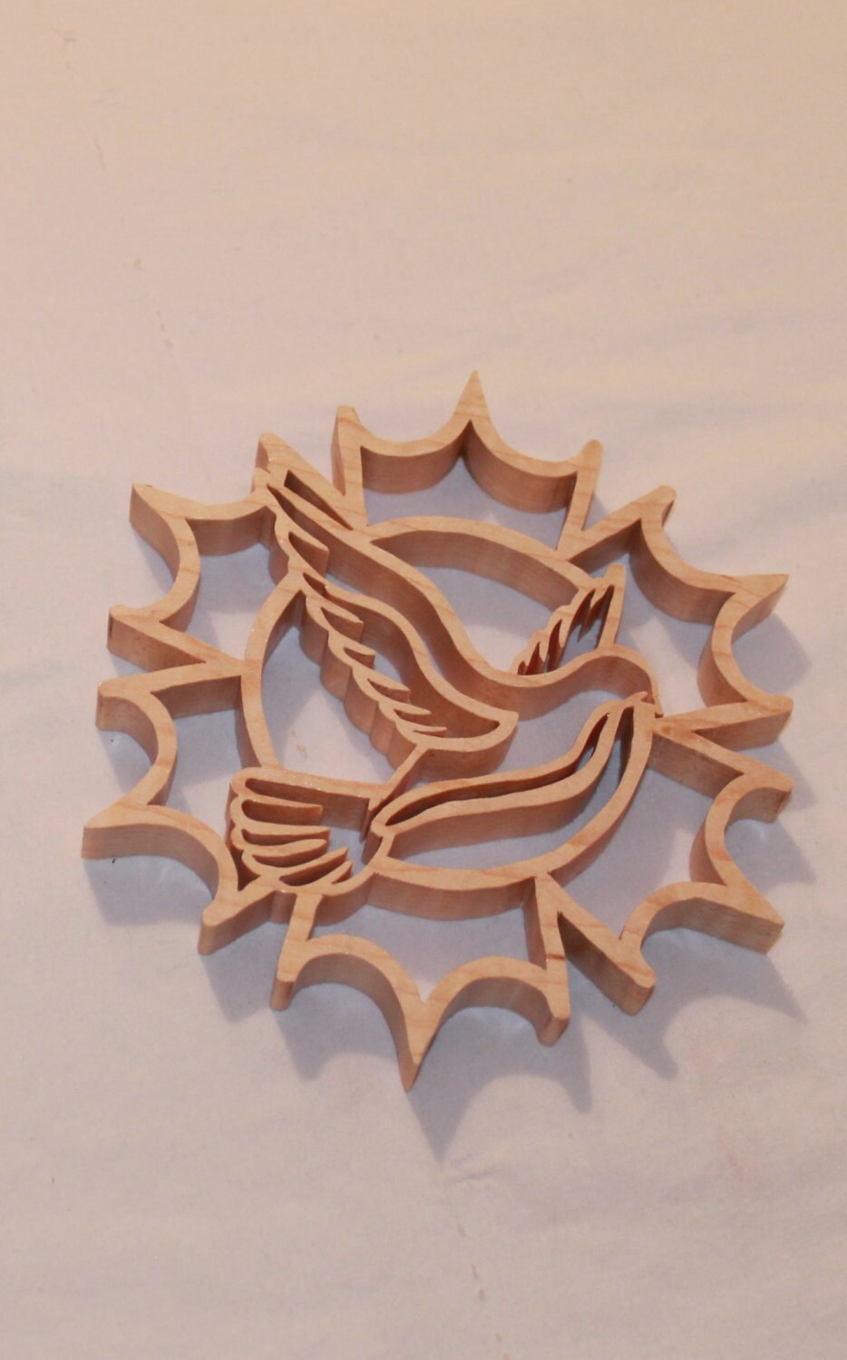 Scroll Saw Pattern: Dove Snowflake - Etsy