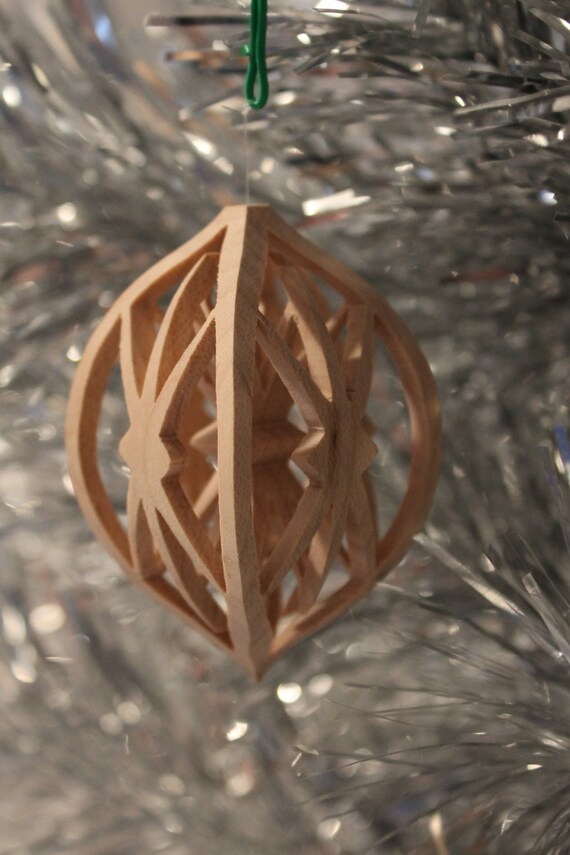 Scroll Saw Pattern Christmas Ornament Starburst Etsy