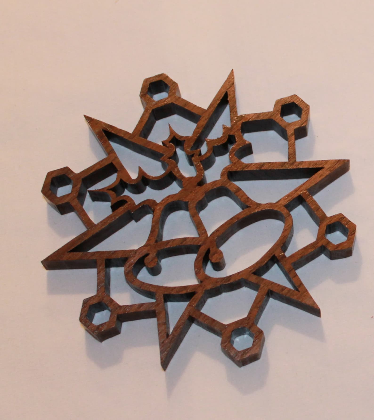 Scroll Saw Pattern: Bells Snowflake - Etsy