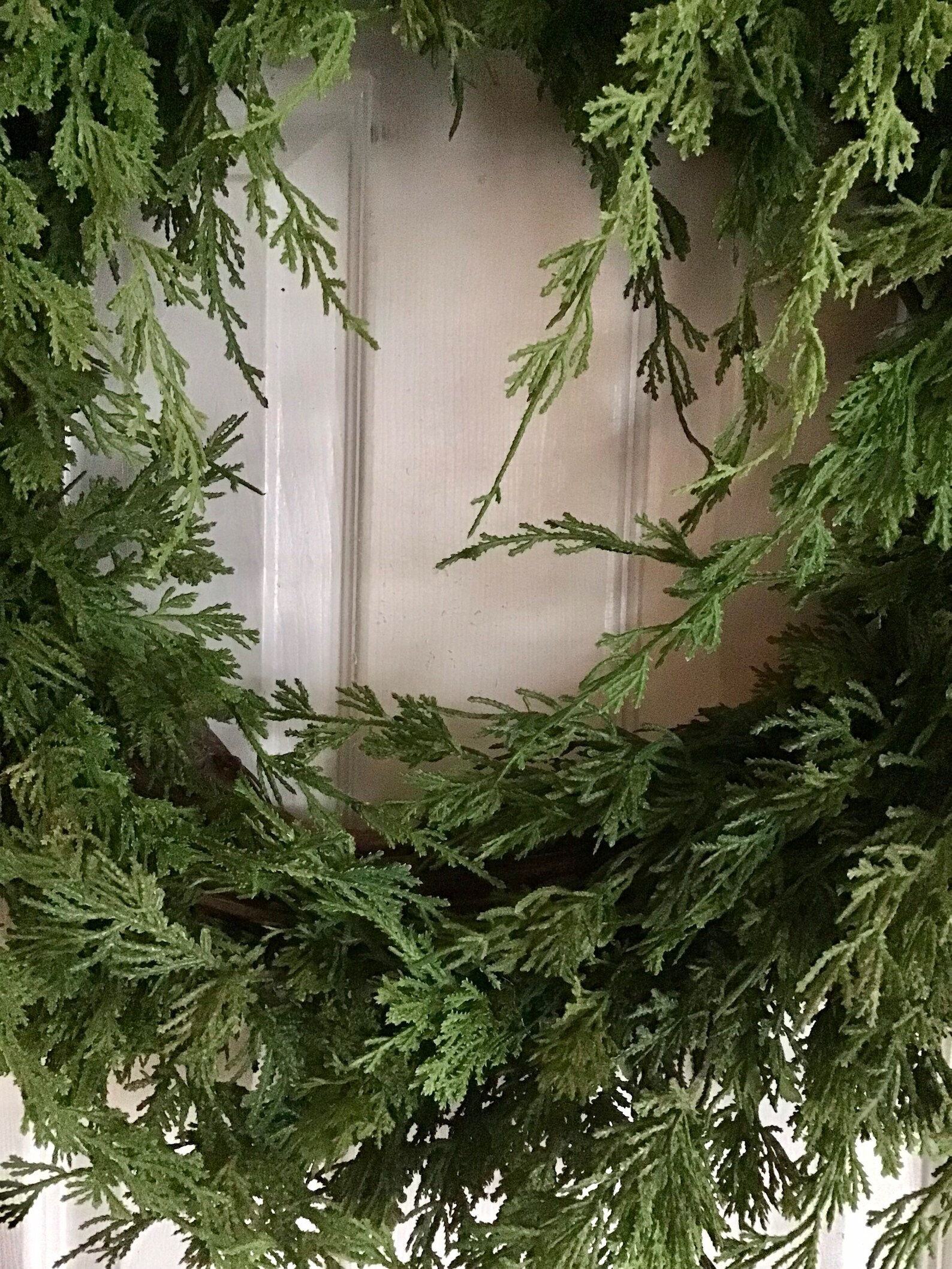 Cedar Wreath Real Touch Cedar Wreath Holiday Cedar Wreath - Etsy