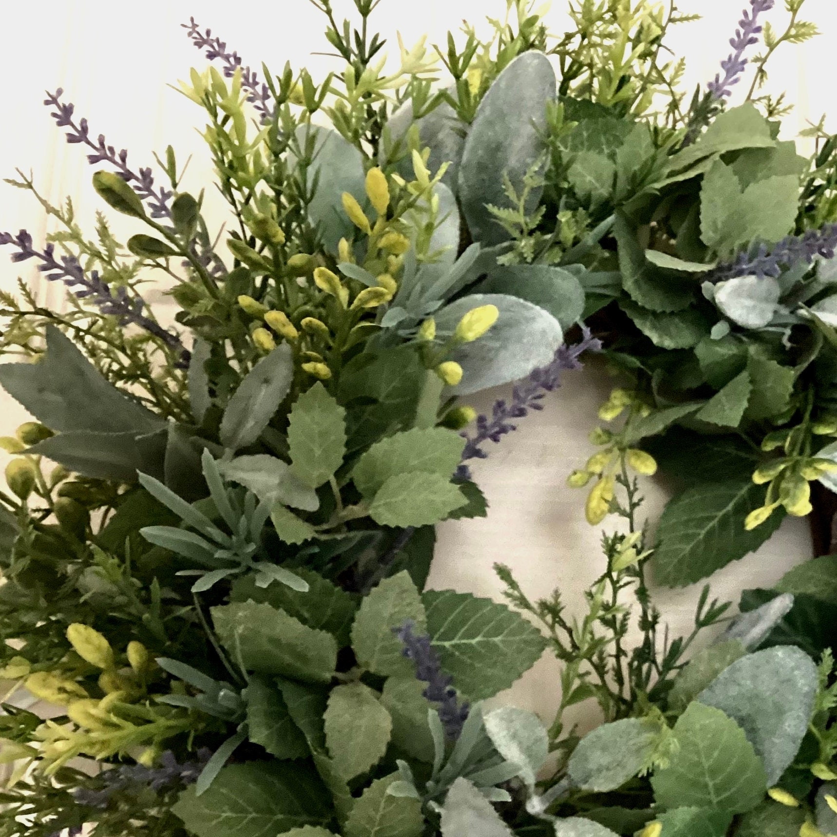Herb Wreath, Rosemary Wreath, Mint Wreath Mixed Herb Wreath, Lavender Wreath, Lambs Ear Wreath ...