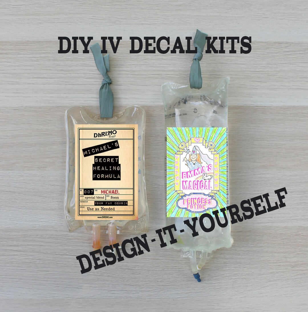 DIY Design-it-yourself IV Decal Kits - Etsy