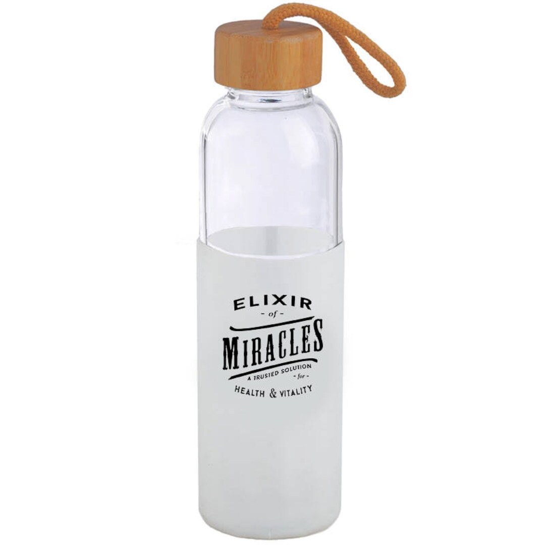 Miracle Elixir Glass Water Bottle - Etsy