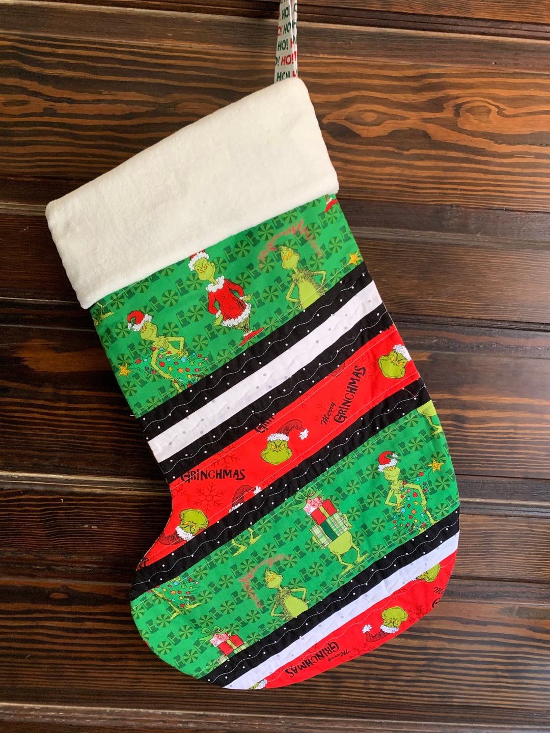 The Grinch Christmas Stocking, Children's Stocking, 28" Jumbo Oversized ...