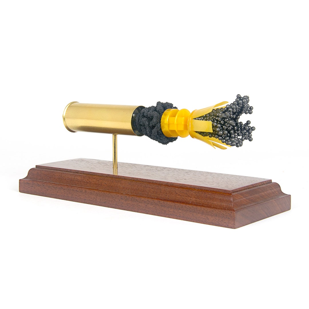 12GA 7.5 Shot Brass CBC Shotshell 3D Expanded Ammunition Cartridge ...