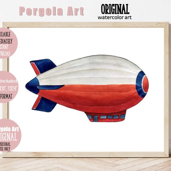 Blimp Wall Art - Etsy