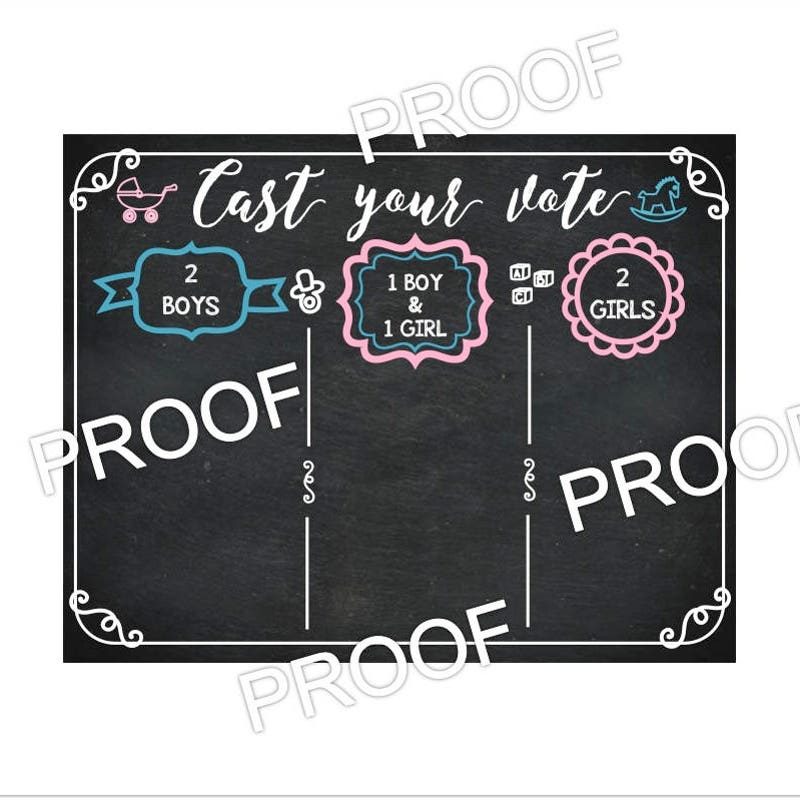 Twins Gender Reveal - Etsy