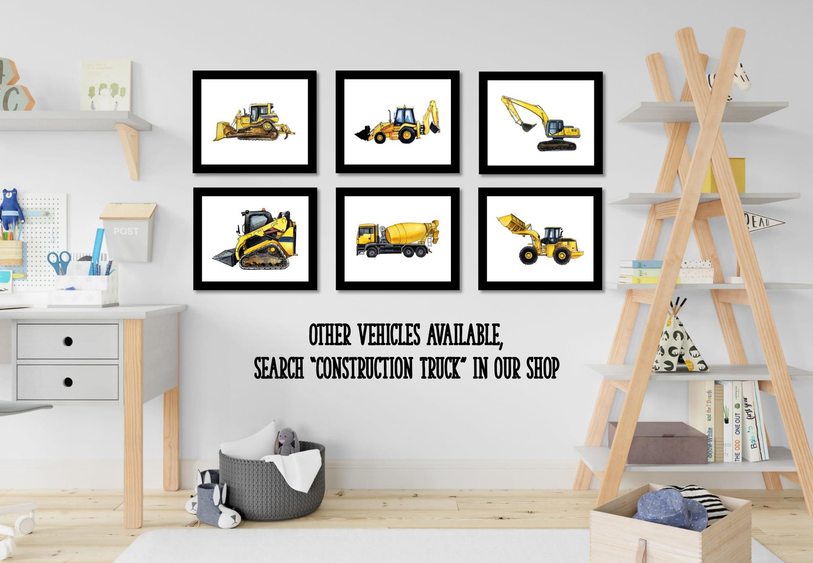 Skid Loader Art Watercolor Skid Loader Print Vehicle Art for | Etsy